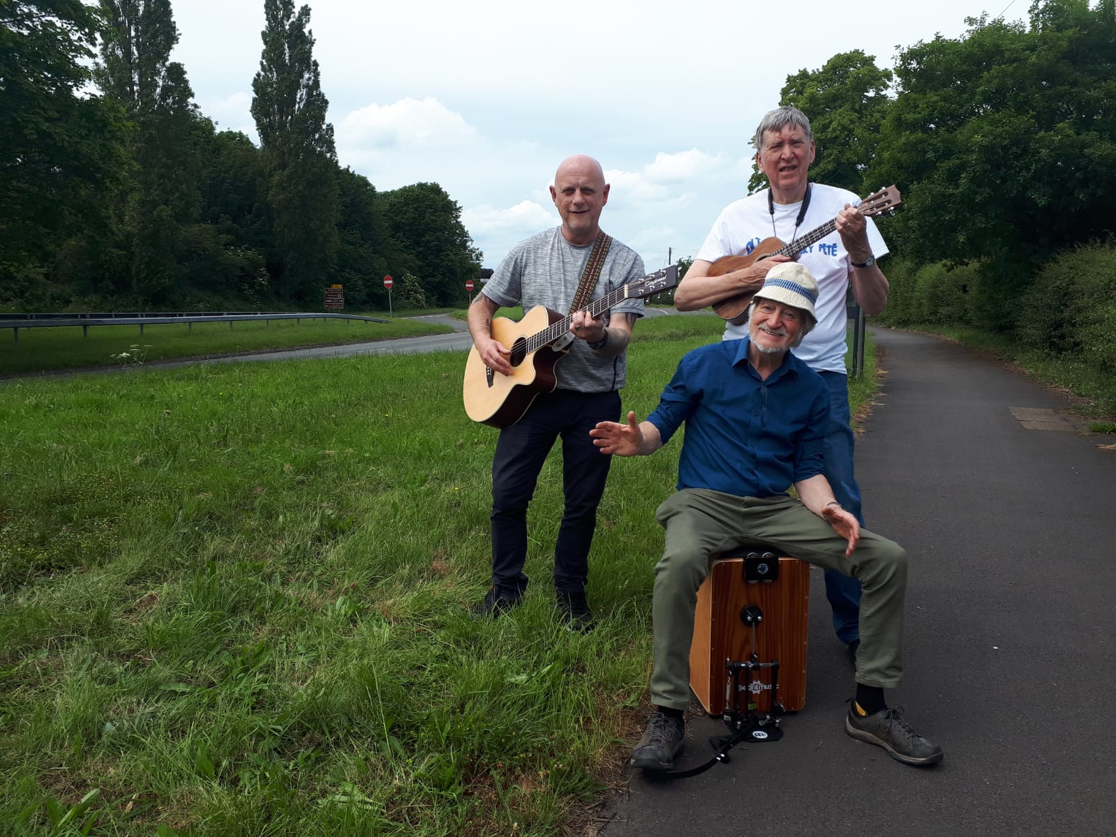 Filming my music video – Plinky Plonky Pete